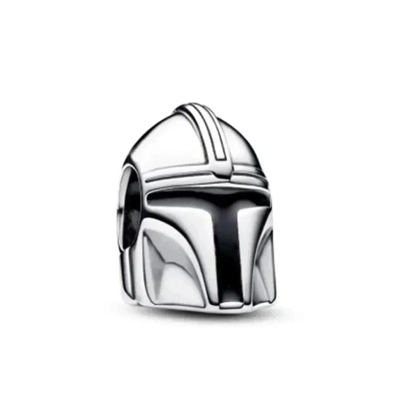 Pandora | Jewelry | Silver Mandalorian Helmet Charm By Pandora Star ...
